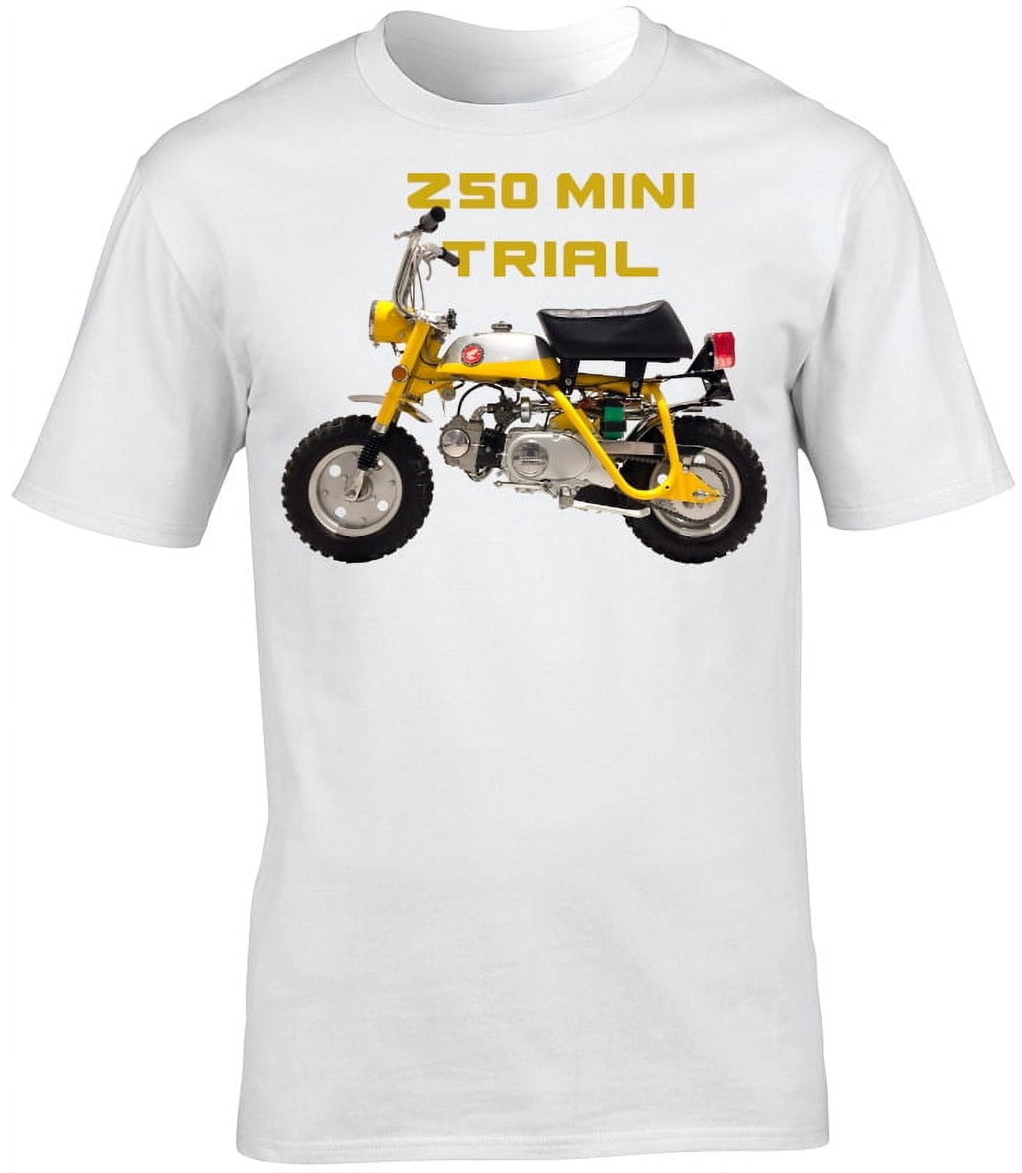 T-Shirt Z50 Mini Trial Motorbike Motorcycle Biker Short Sleeve Crew ...