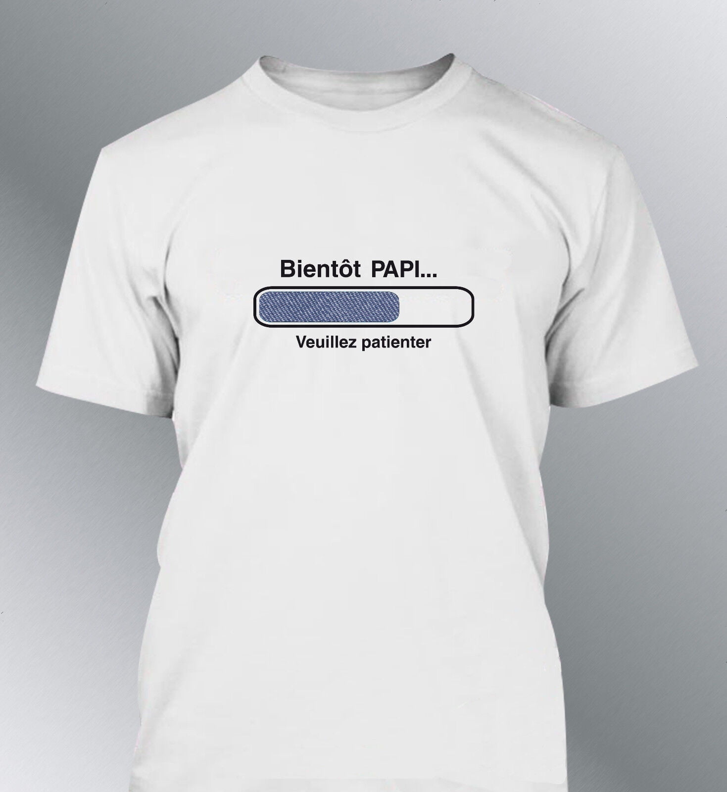 T-Shirt Zukunft Papi Großvater Herren Geek Baby Schwangerschaft Bald Geburt Opa - Walmart.com