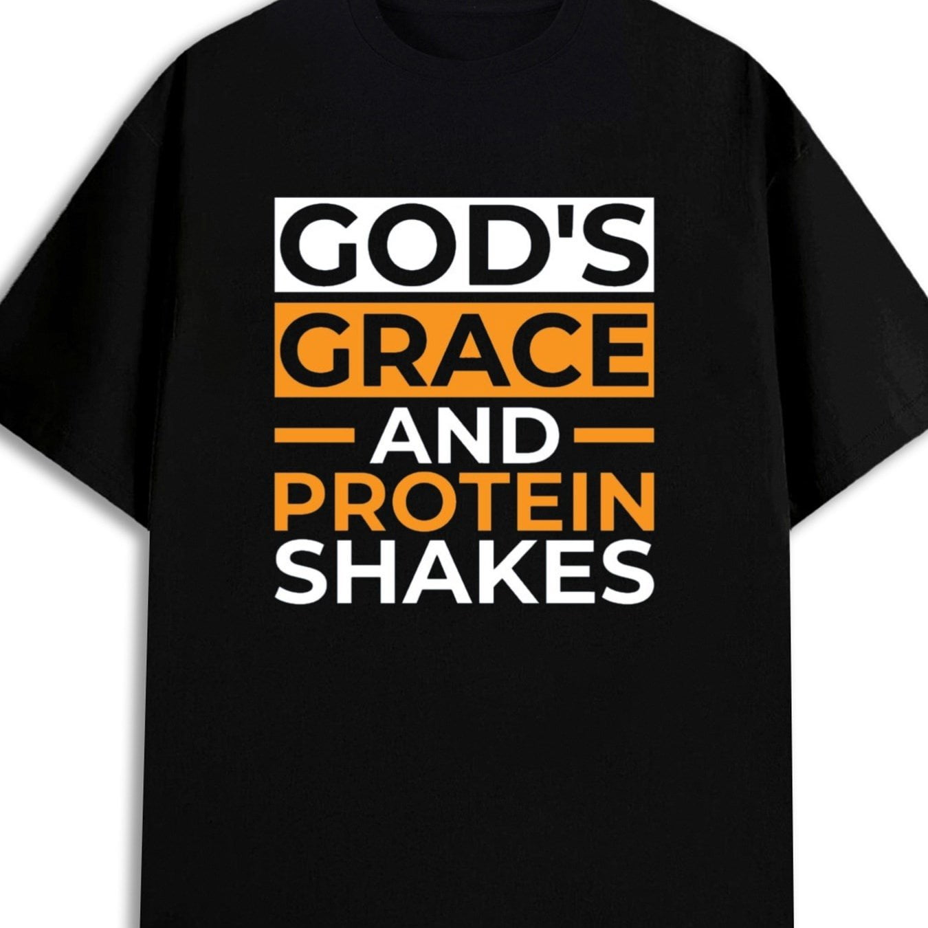 T-Shirt for Men Funny Casual Short Sleeve Round Neck Gift - Men's God's ...