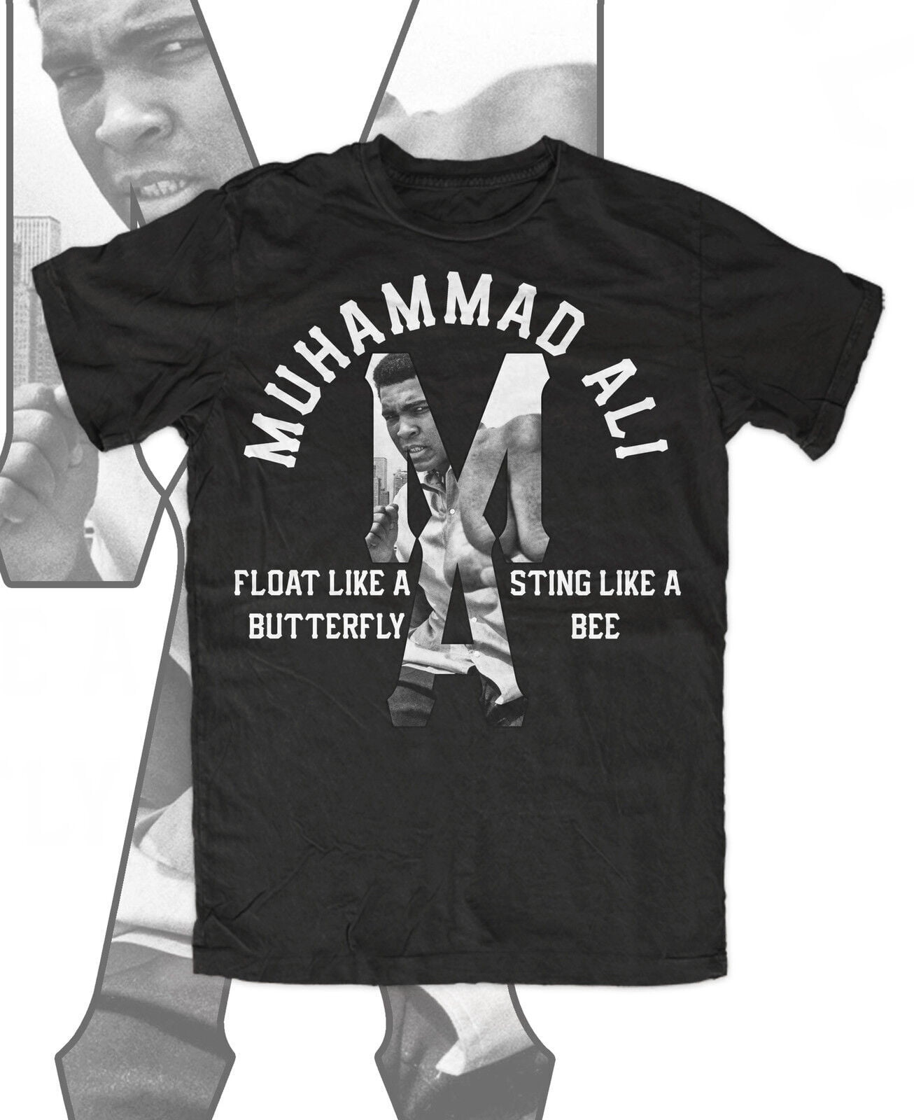 T-Shirt muhammad ali,king of the ring,Boxing,KO, rumble in the jungle ...