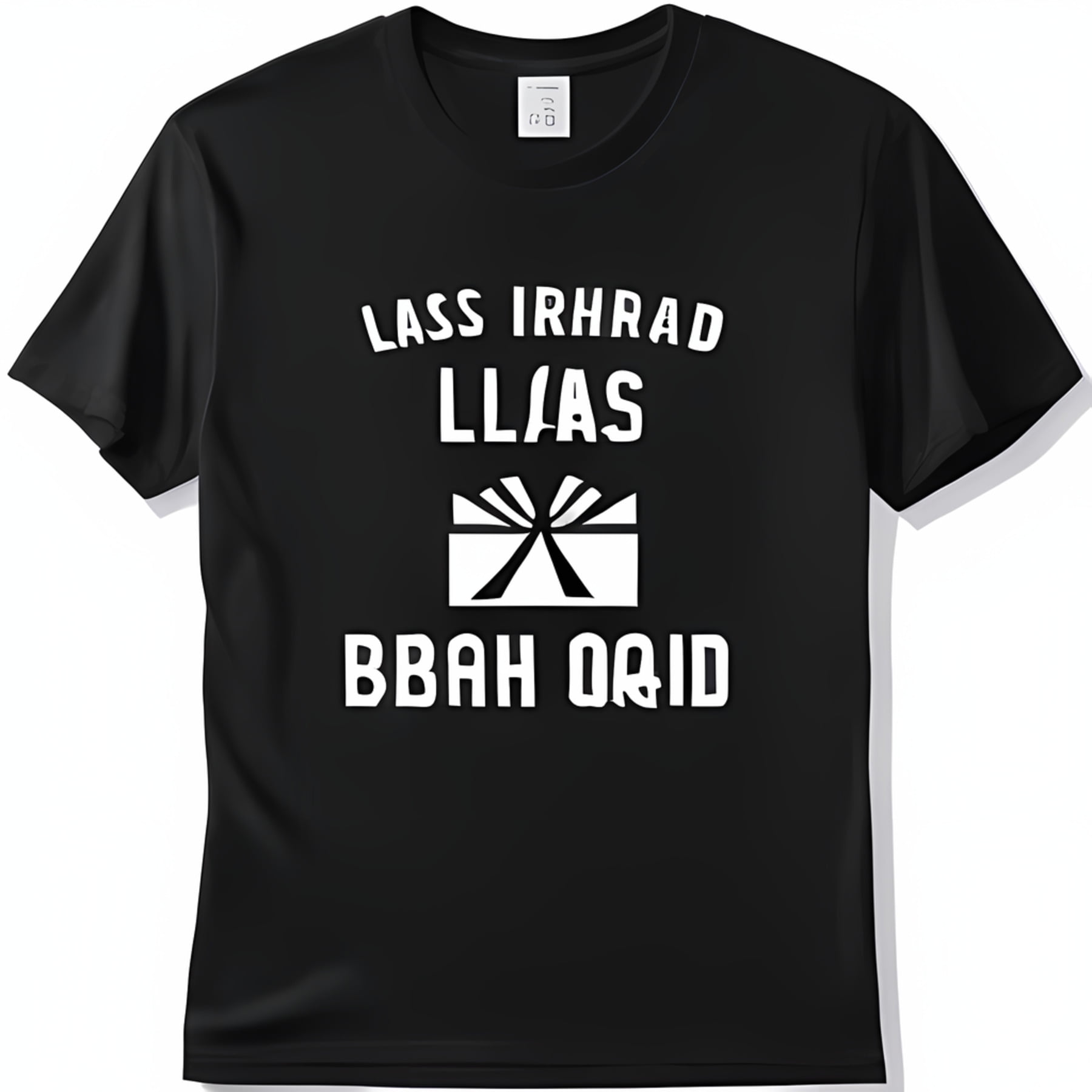 T-Shirt with Unique 'UCK shader' Design Featuring T Shaped Mountain ...