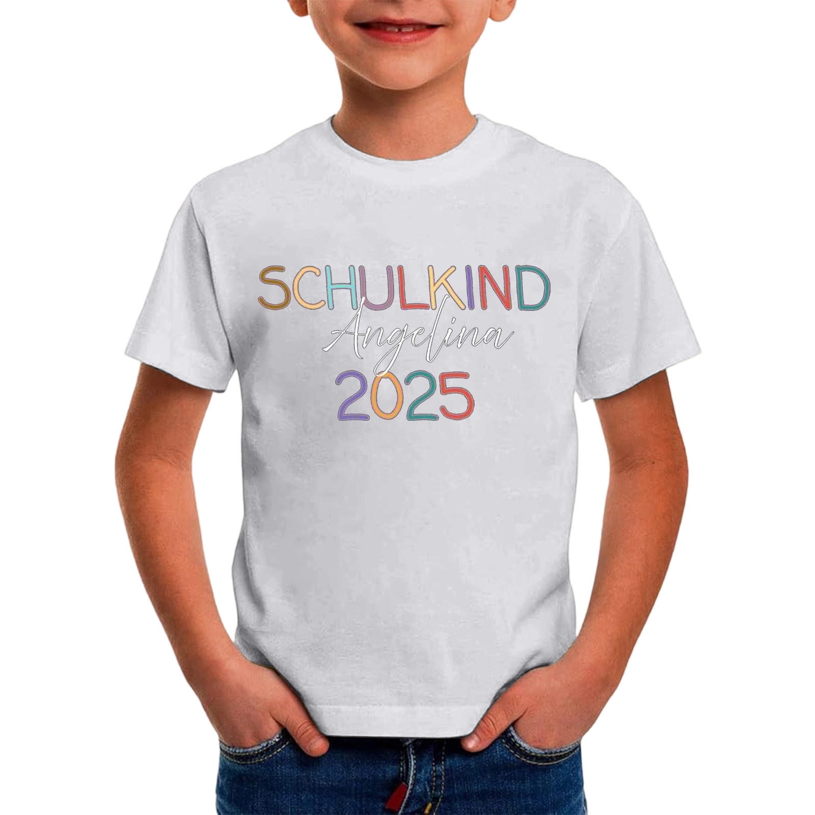 T Shirts Boys Schulkind 2025 Angelina Print Kindergarten At School ...