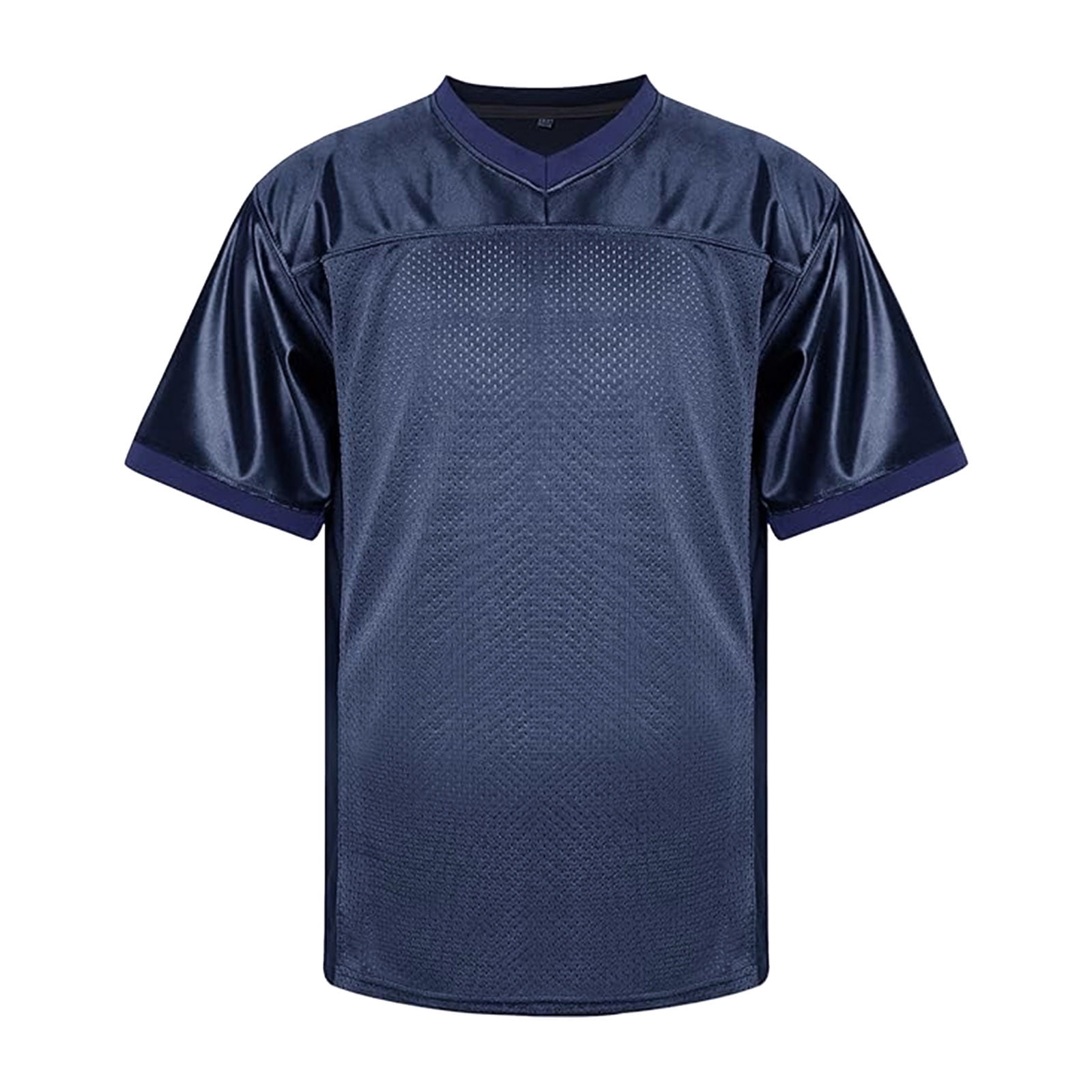 T Shirts For Men Fashion Simple Sports Hip Hop Party Blank Football Top ...