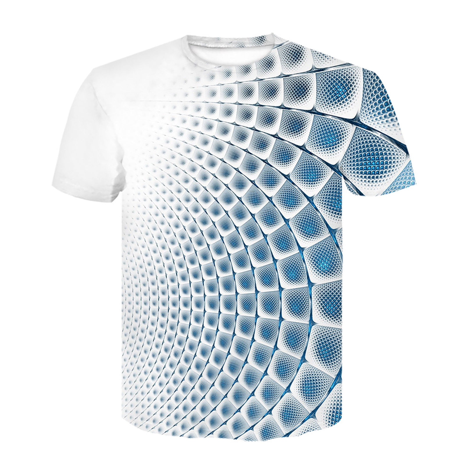 T-Shirts For Men Men's Fashion 3D Print T Shirts Funny Graphics Pattern ...