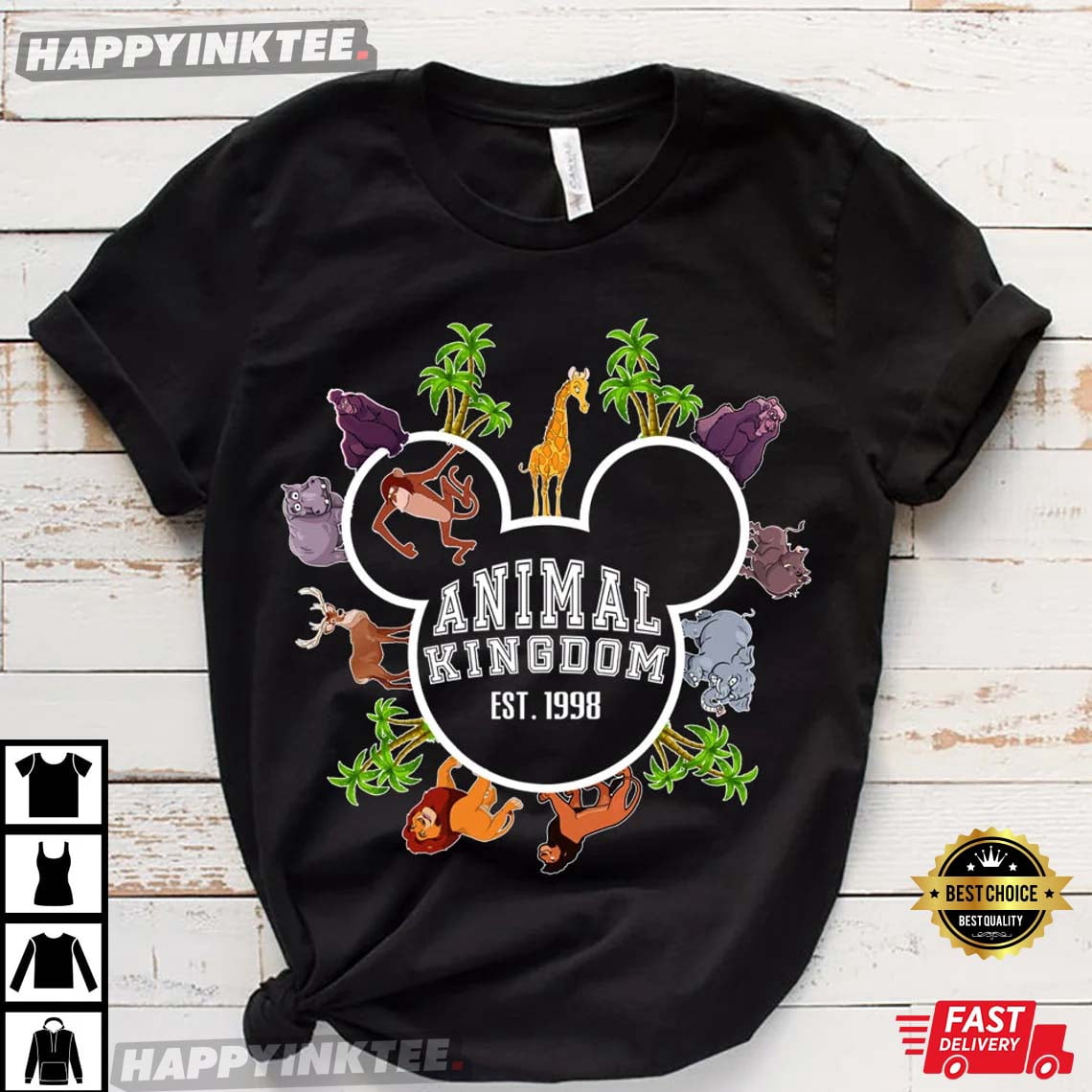 T-Shirts For Special Celebrations, Animal Kingdom Est 1998 T-Shirt ...