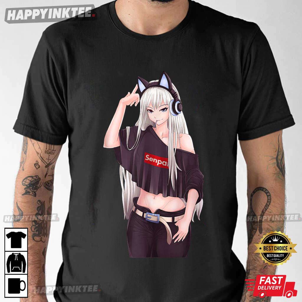 T-Shirts For Special Celebrations, Anime Aesthetic Girl Ecchi Senpai ...