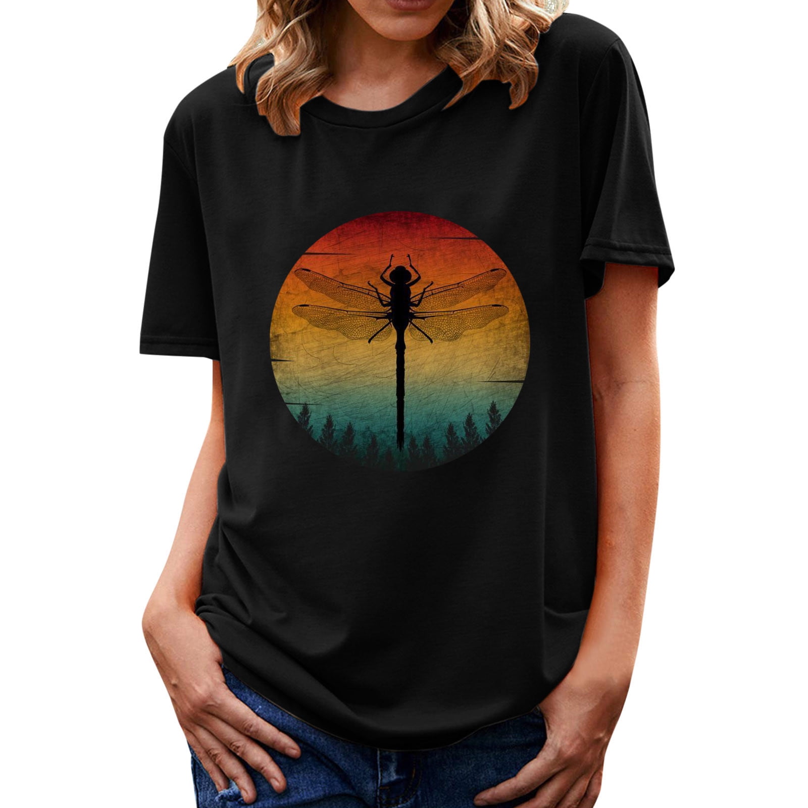 BJUTIR T Shirts For Women Graphic Tees Summer Tshirt Tops Short Sleeve ...