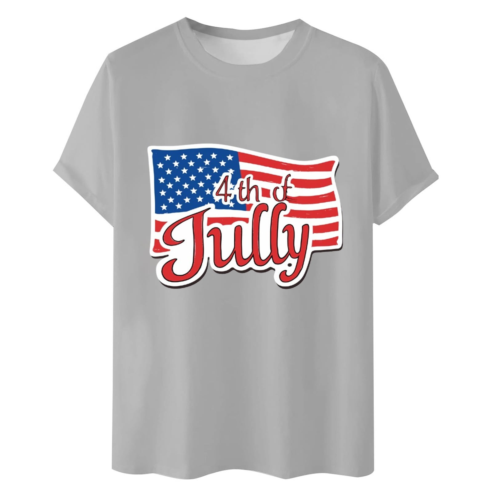 T-Shirts Man Daily Wear Short Sleeve Crew Neck Printed Tees Outfits ...