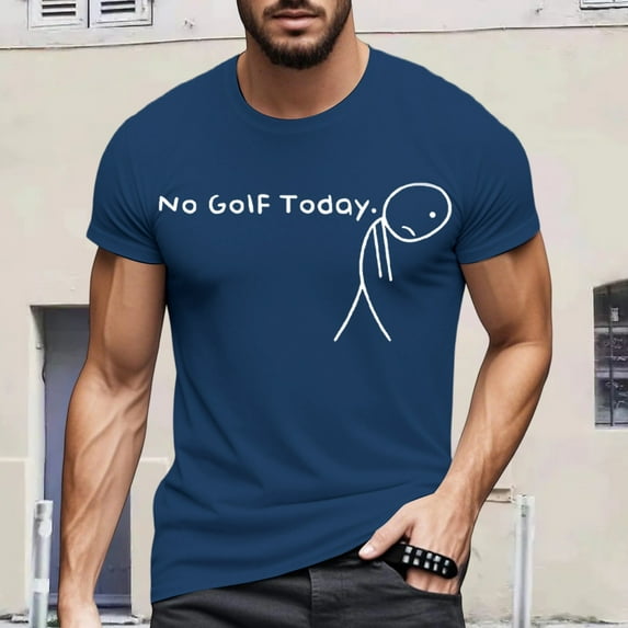 T Shirts For Men Big And Tall Letter Print Loose Fashion Casual ...