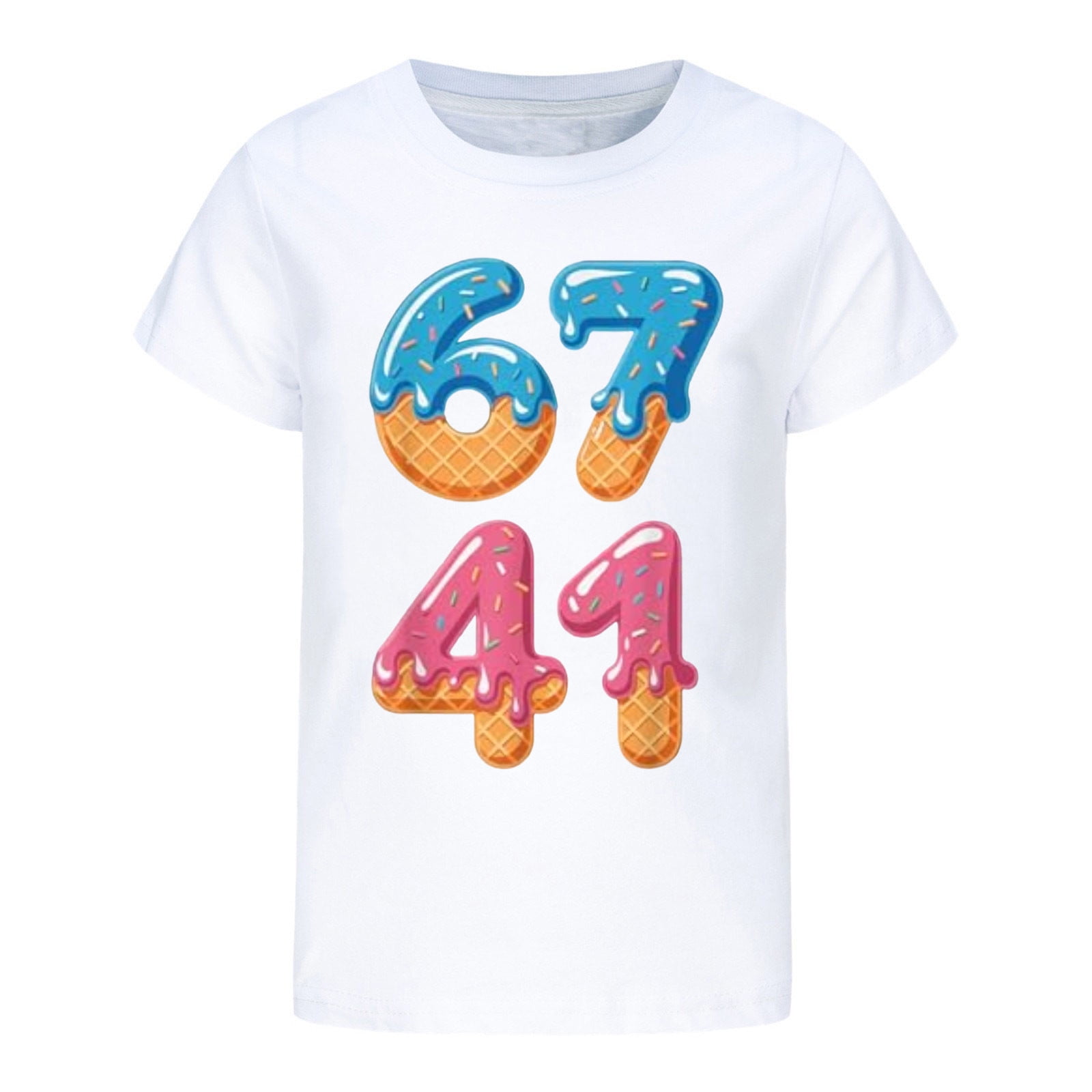 T Shirts for Boys Long Sleeve Crewneck Cool Print Soft Blend Kids ...