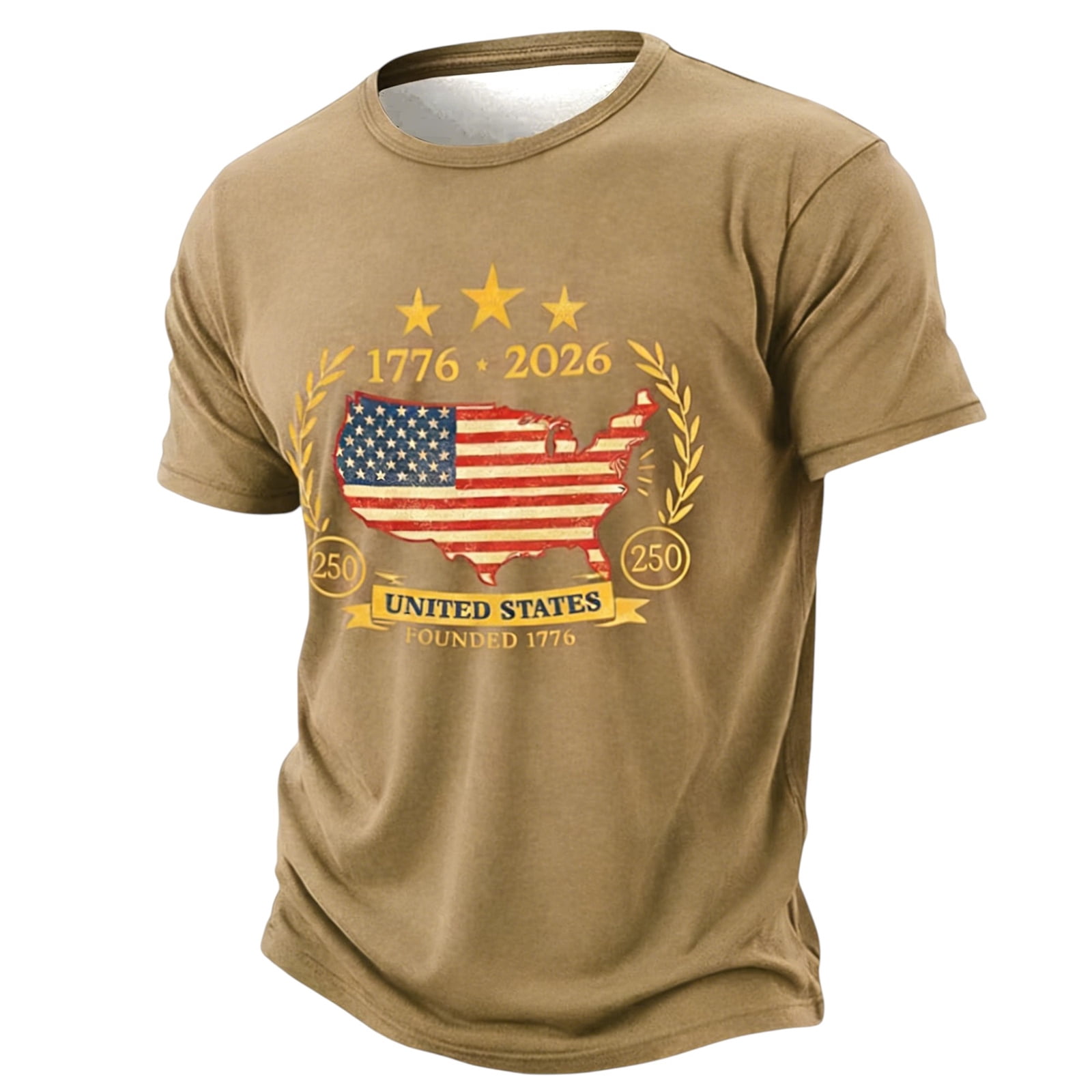 250Th Anniversary Short Sleeve Shirts for Men 1776-2026 American Flag ...