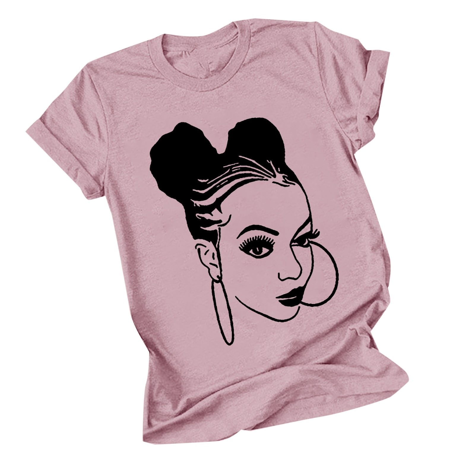 T Shirts for Women by Babysbule Crew Neck, Short Sleeve, Fashion Cute ...