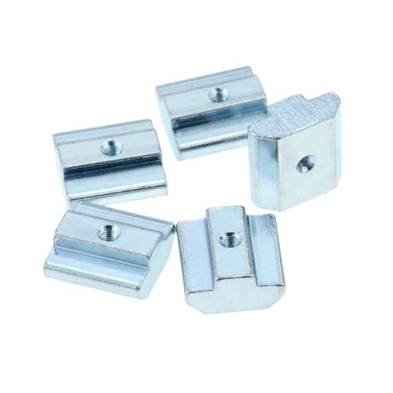 T Sliding Nut Block Square Nuts Zinc Coated Plate Aluminum for EU ...