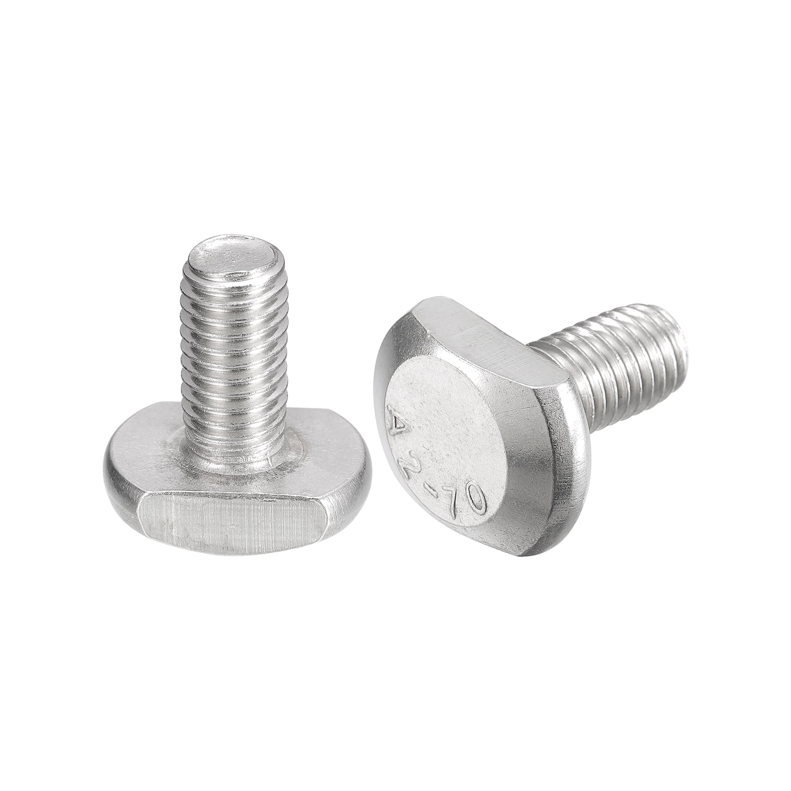 T-Slot Bolts, 2 Pack M10x20mm Drop-in Stud Sliding Bolts 304 Stainless ...