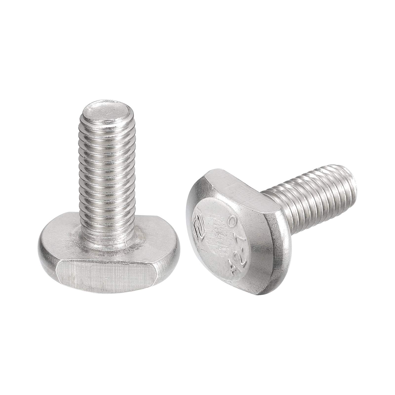 T-Slot Bolts, 2 Pack M10x25mm Drop-in Stud Sliding Bolts 304 Stainless ...