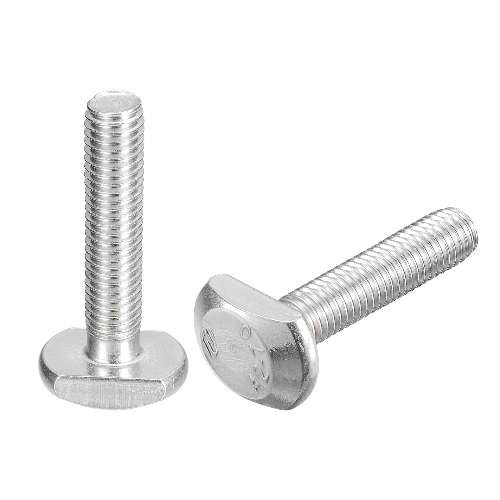 T-Slot Bolts, 2 Pack M10x45mm Drop-in Stud Sliding Bolts 304 Stainless ...