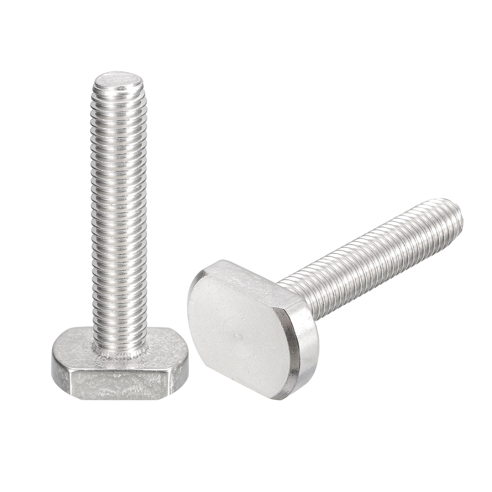 T-Slot Bolts, 2 Pack M10x50mm Drop-in Stud Sliding Bolts 304 Stainless ...