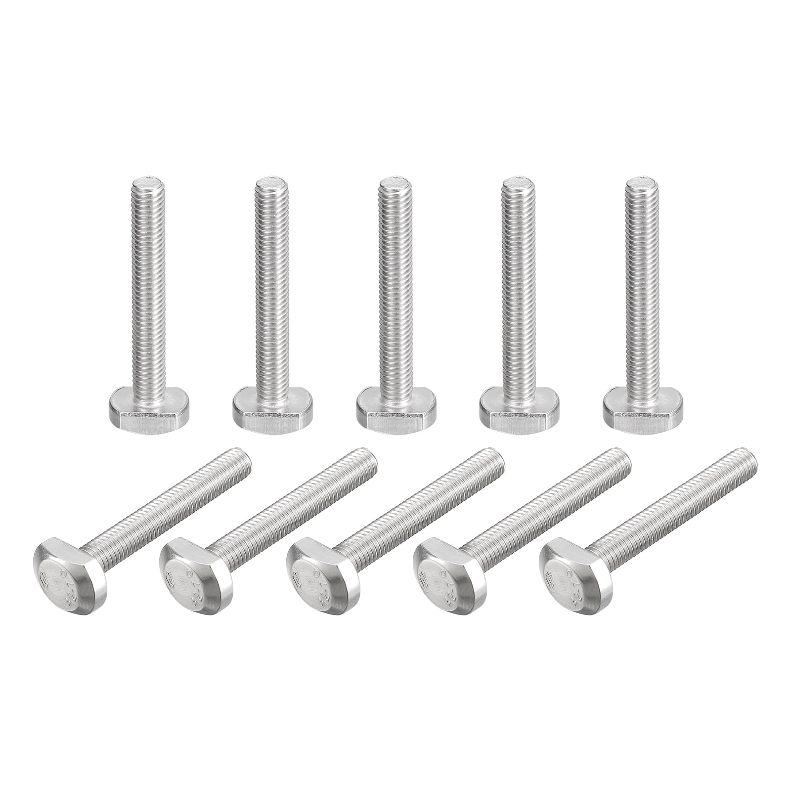 T-Slot Bolts, 20 Pack M5x35mm Drop-in Stud Sliding Bolts 304 Stainless ...
