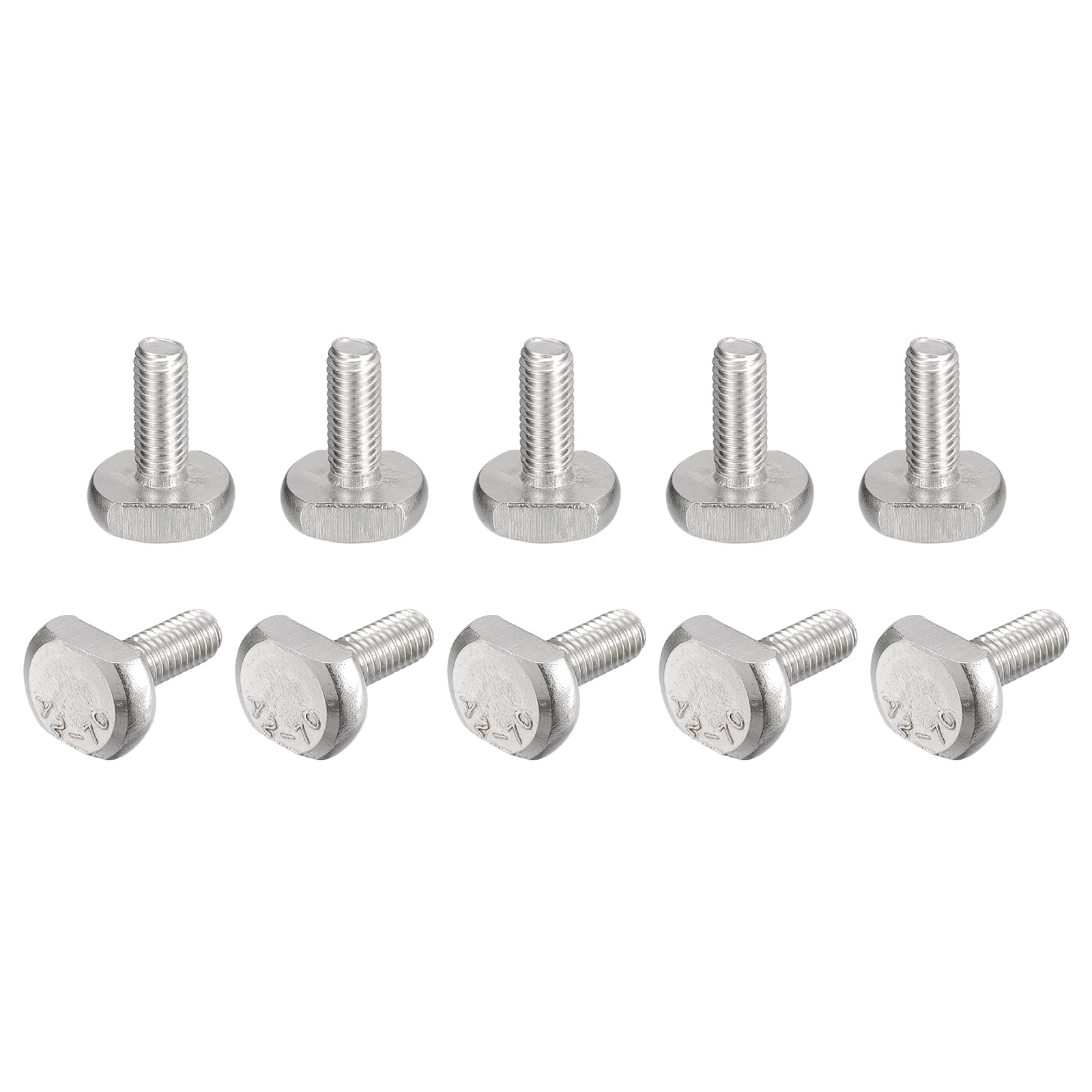 T-Slot Bolts, 20 Pack M6x16mm Drop-in Stud Sliding Bolts 304 Stainless ...