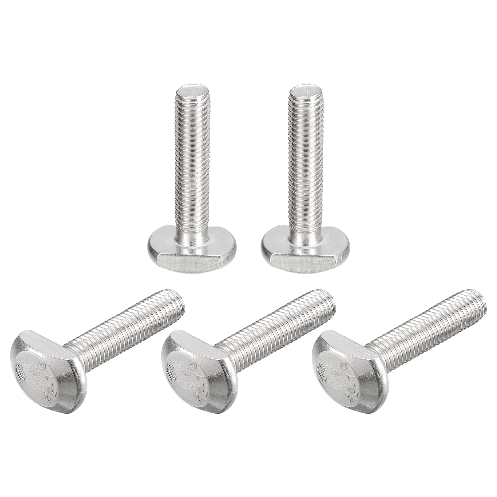 T-Slot Bolts, 5 Pack M10x45mm Drop-in Stud Sliding Bolts 304 Stainless ...