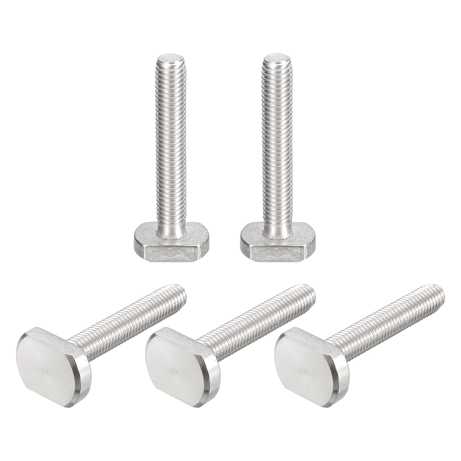 T-Slot Bolts, 5 Pack M10x60mm Drop-in Stud Sliding Bolts 304 Stainless ...