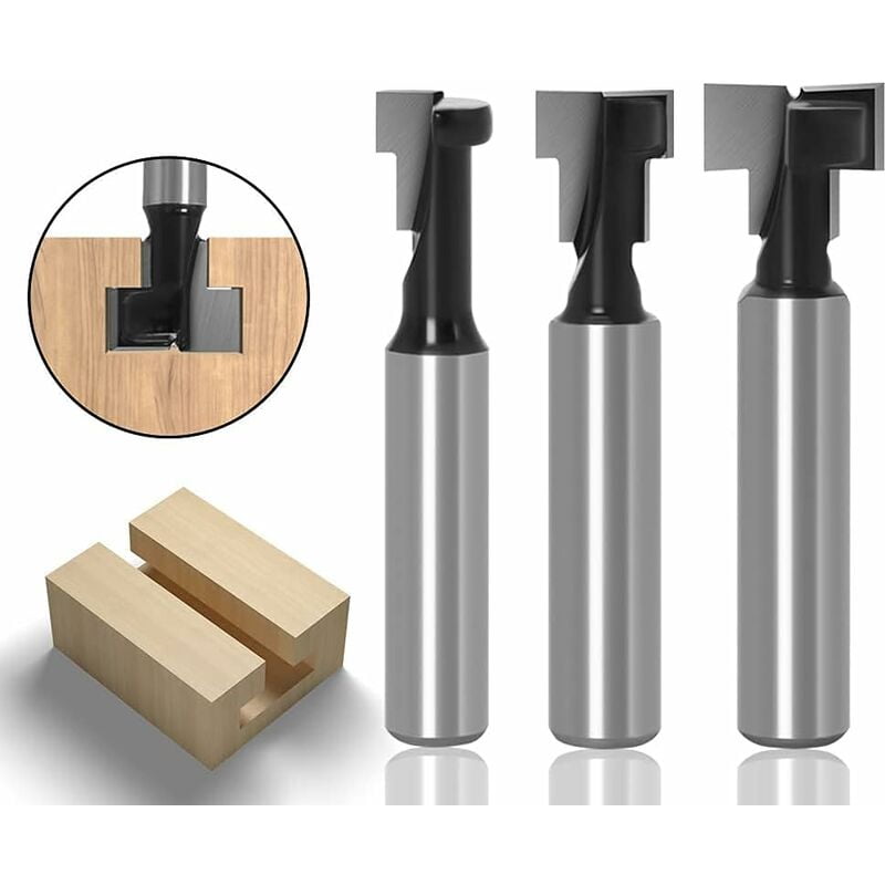 T-Slot Router Bit, Router Blade with Cutter Shank, Woodworking Cutters ...