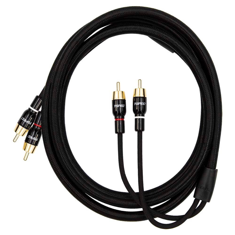 T-Spec V16RCA-62 V16 Series 6 feet 2-Channel RCA Audio Cables 26 AWG ...