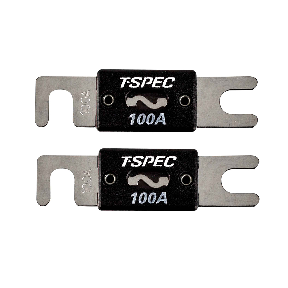 T-Spec V8-ANL100 Heavy Duty Nickel Plated 100 Amp Anl Style Fuse ...
