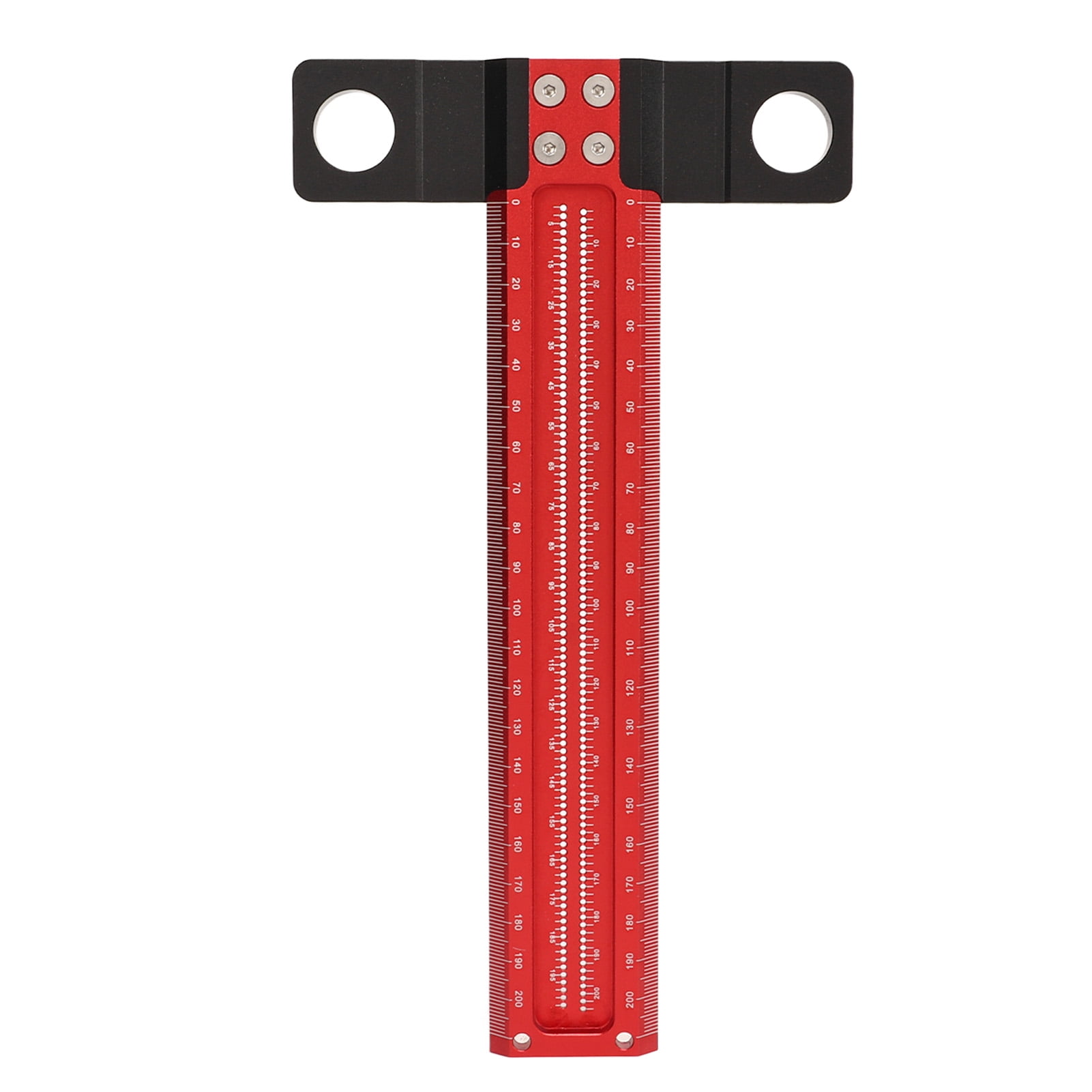 T Square Aluminum Alloy Carpenter Square Ruler Clear Scale Scriber Tool ...