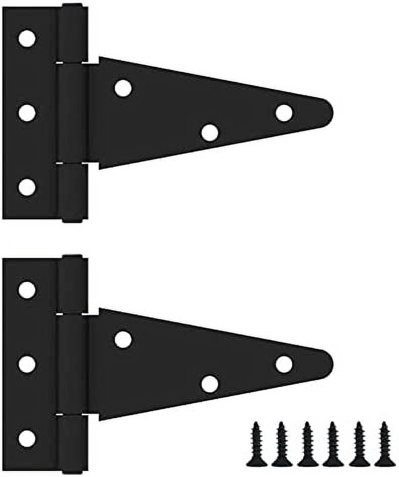 T-Strap Shed Hinge Heavy Duty Gate Strap Hinge, T Hinges 5 Inch Barn ...