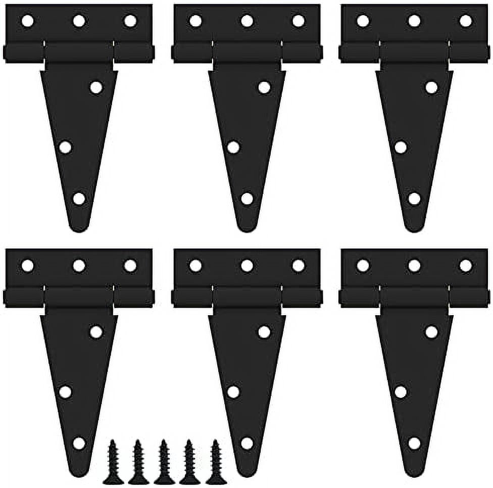 T-Strap Shed Hinge Heavy Duty Gate Strap Hinge, T Hinges 5 Inch Barn ...