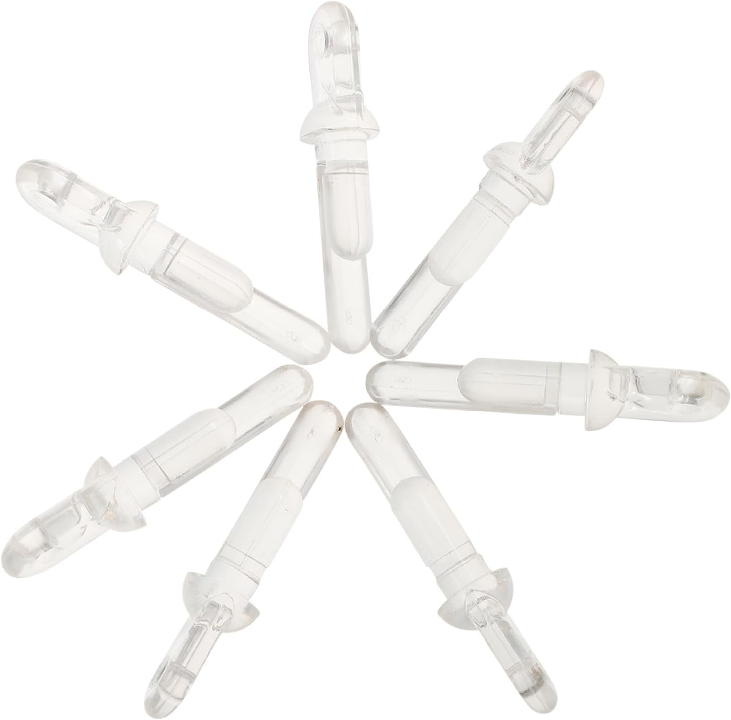 T-T 12pcs Shutter Turn Rod Head Faux Wood Blinds Mini Blind Blinds for ...