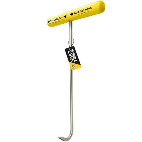 T&T Tools Handy Hook – 16" Stainless Steel Manhole Cover Hook, Puller ...