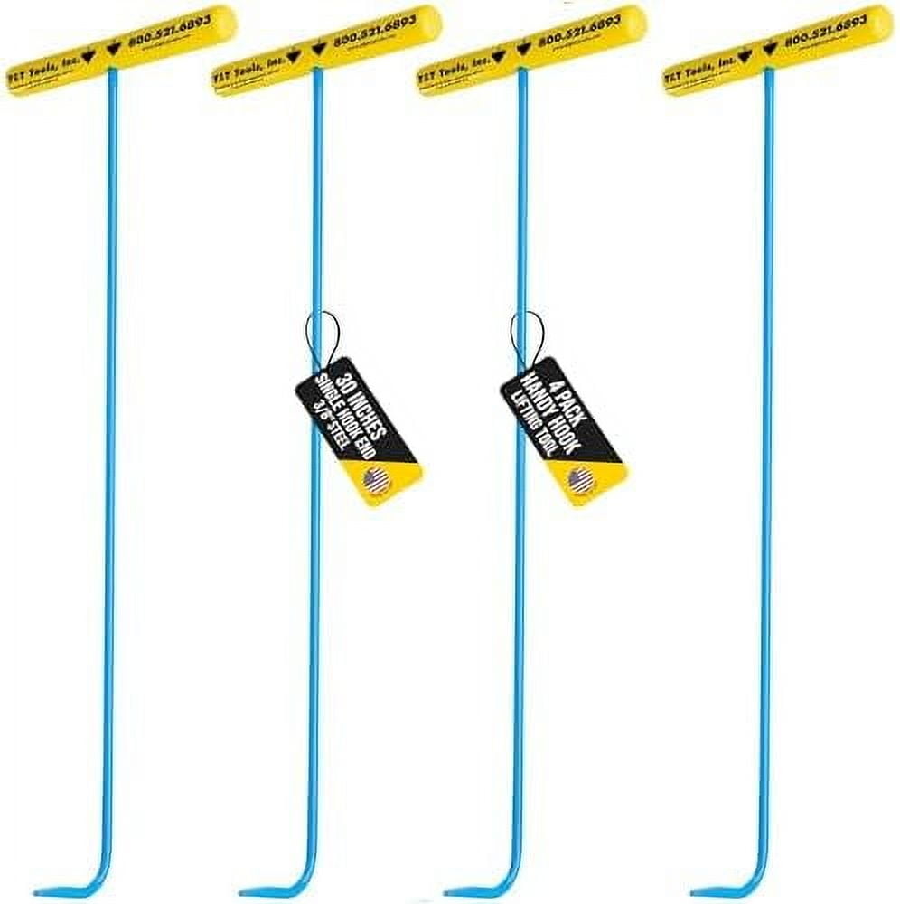 T&T Tools Handy Hook Lifting Tool - 30" Single end 3/8: Steel Manhole ...