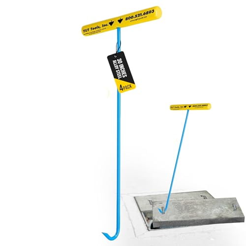 T&T Tools Heavy Duty Handy Hook – Portable 30 Inch with 3/8" Round Pump ...
