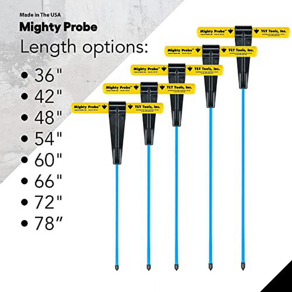 T&T Tools Mighty Probe Insulated Metal Soil Probe - 66-Inch Long ...