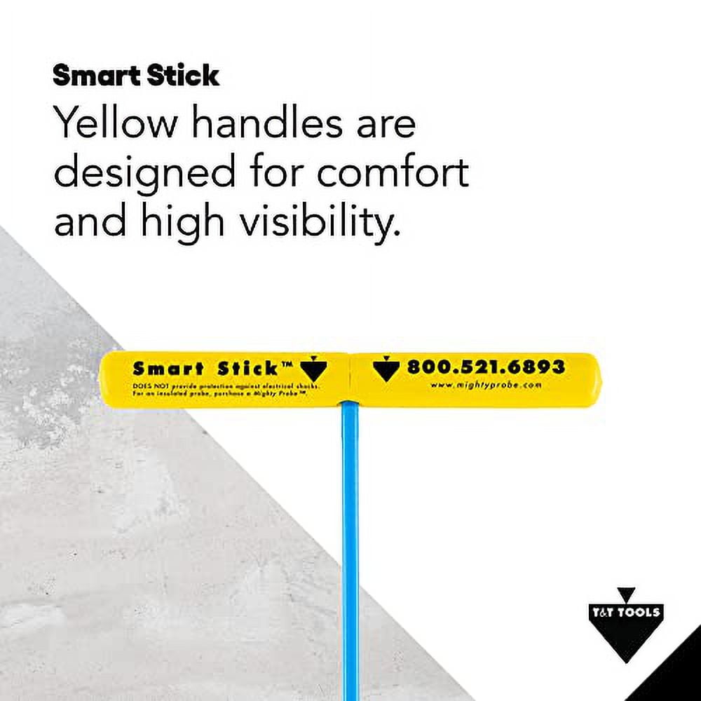 T&T Tools Smart Stick Metal Soil Probe - T-Handle Probing Rod, Steel ...