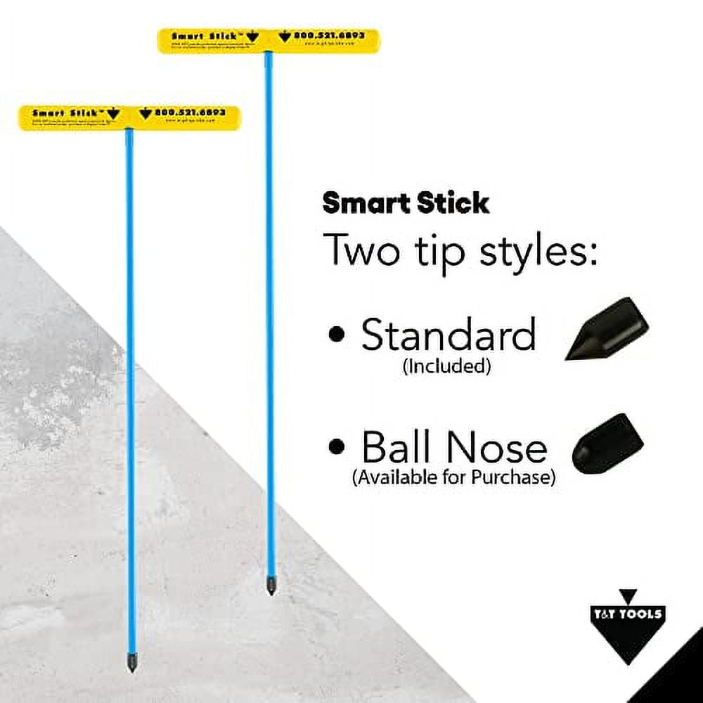 T&T Tools Smart Stick Metal Soil Probe - T-Handle Probing Rod, Steel ...