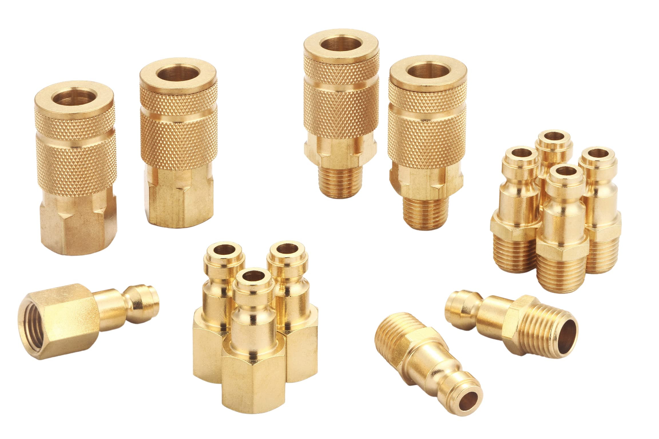 T TANYA HARDWARE Coupler and Plug Kit (14 Piece), Automotive Type C, 1/ ...