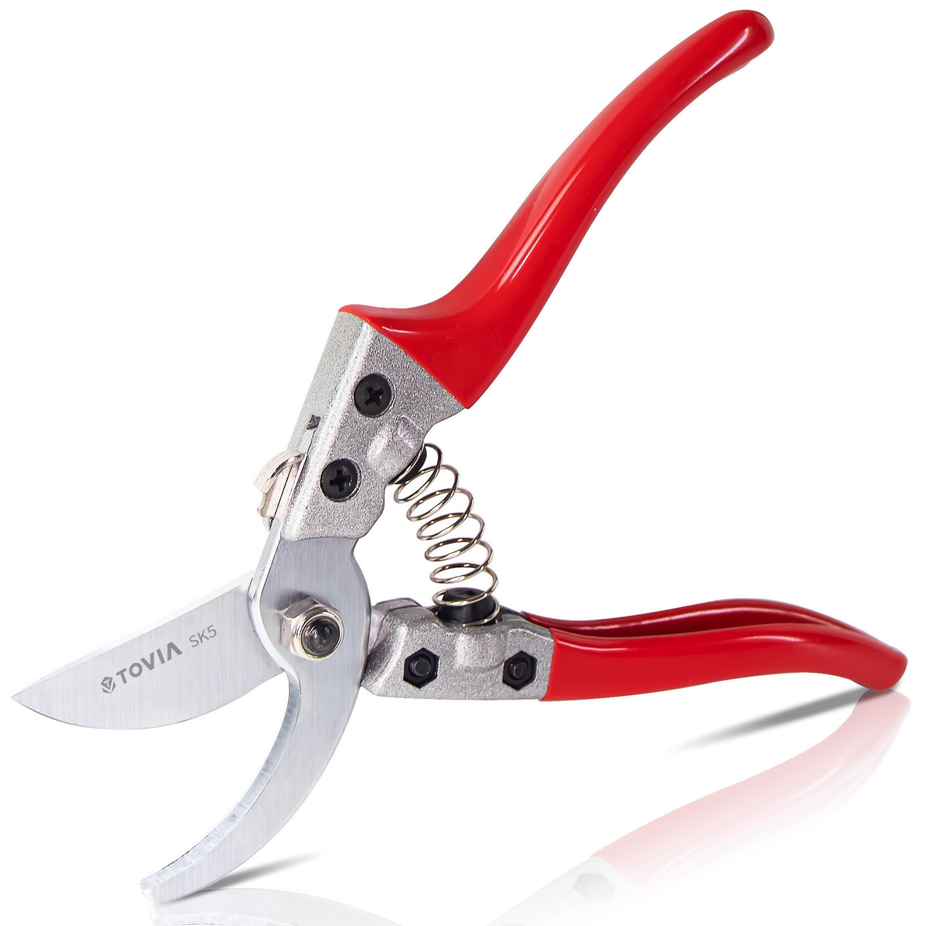 T TOVIA 8" Garden Pruning Shears, Gardening Scissors Sharp Bypass ...