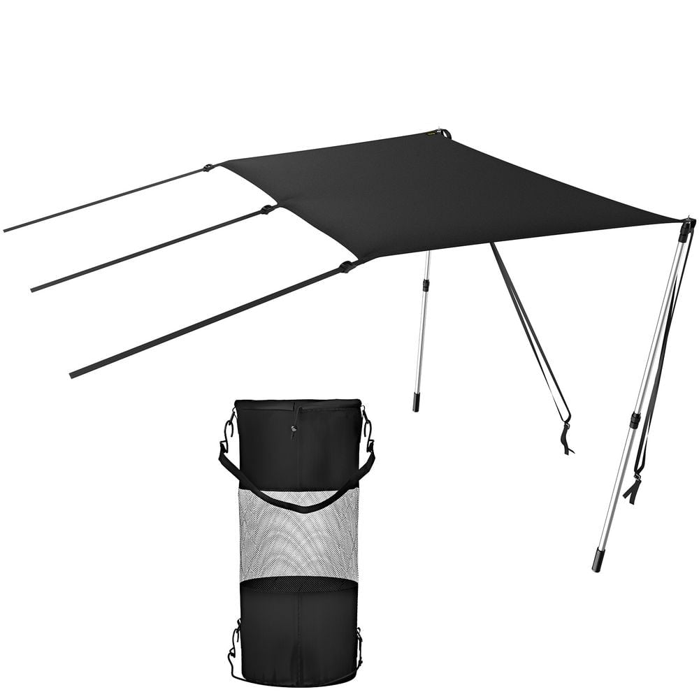 T-Top Sun Shade Kit 4' x 5', UV-Proof 600D Polyester T-top Extension ...