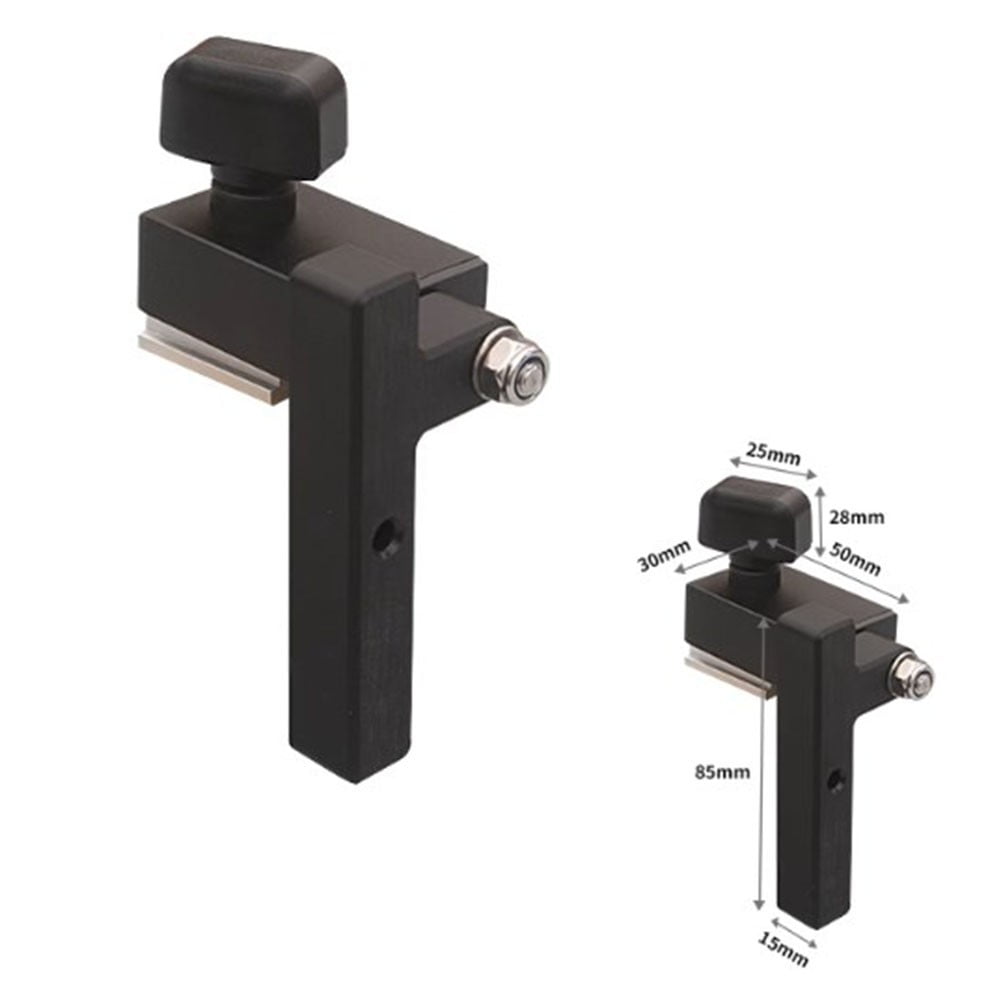 T-Track Sliding Limiter Woodworking Router Table Slot Stopper Limiting ...