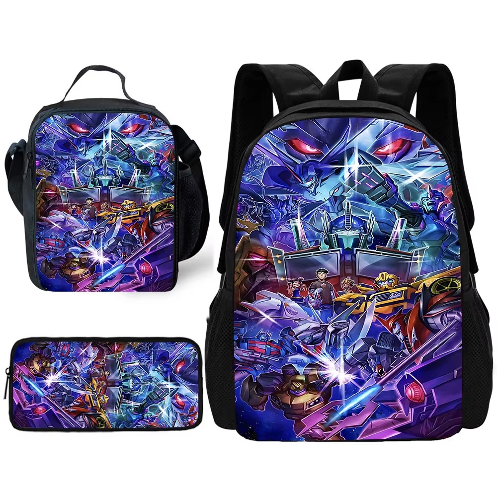 SALQGBUW T-Transformers backpack outdoor bag 3 in 1 bookbag shoulder ...