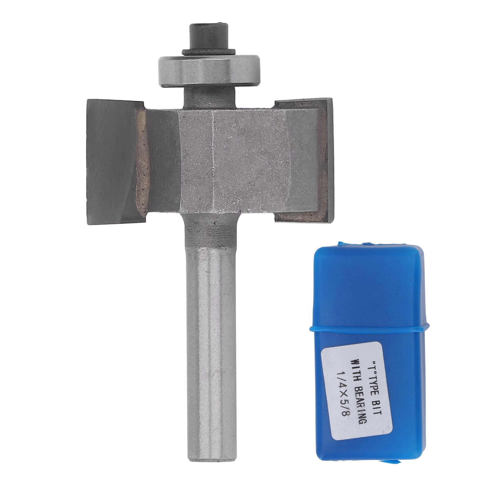 T-Type Router Bit, 1/4" Shank, Ball Shaped, Tungsten Alloy, PTFE Coated ...