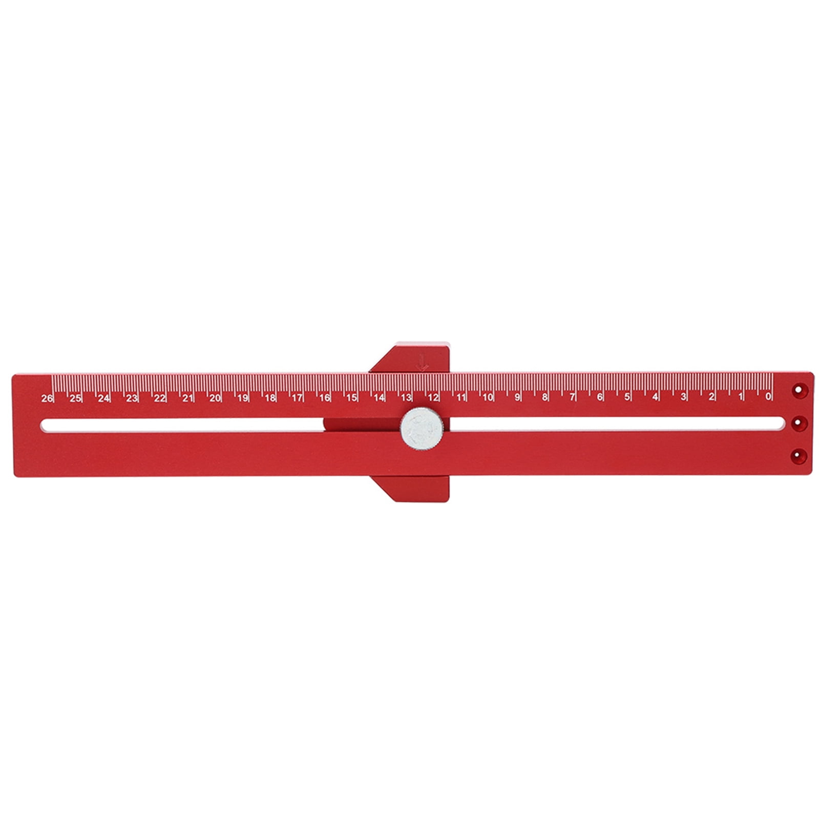 T?Type Scribing Ruler Red Aluminium Alloy with Accurate Scale ...