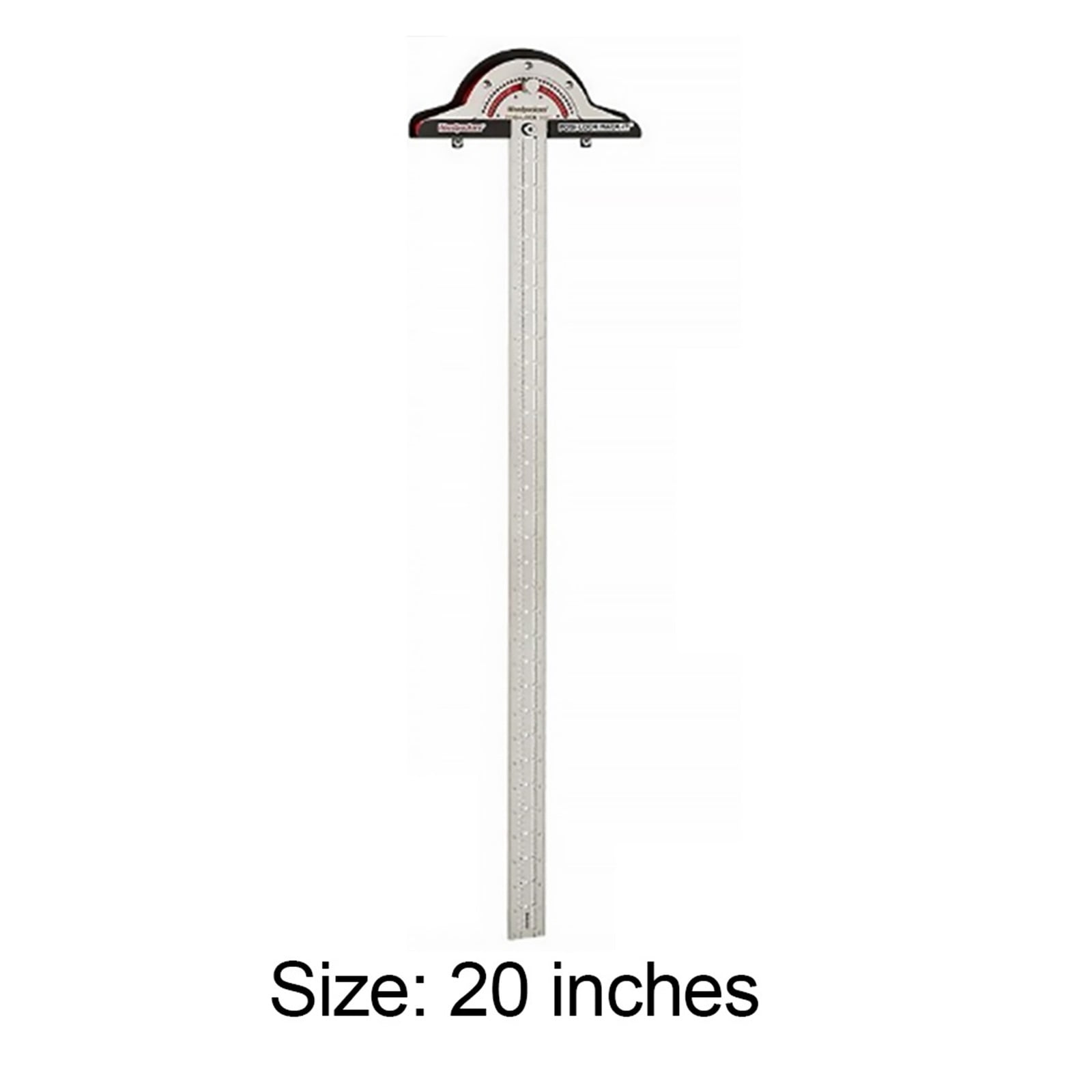 T-Type Woodworkers Edge Rule Protractor Woodworking Ruler Angle Measure ...