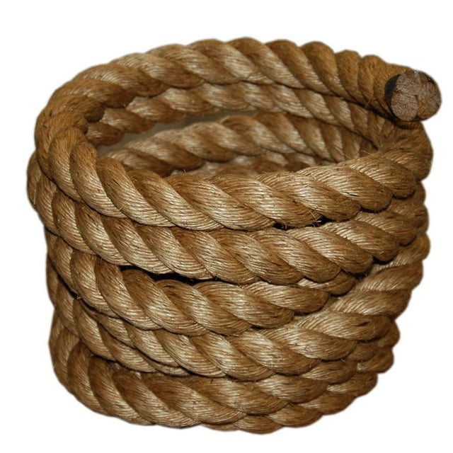 T.W. Evans Heavy Duty Cordage, Pure Number 1 Manila Rope (1.5 in. x 50 ...