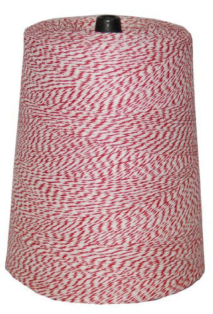 T W Evans Cordage 4-Ply Cotton and Polyester Cone Cotton Twine Red ...