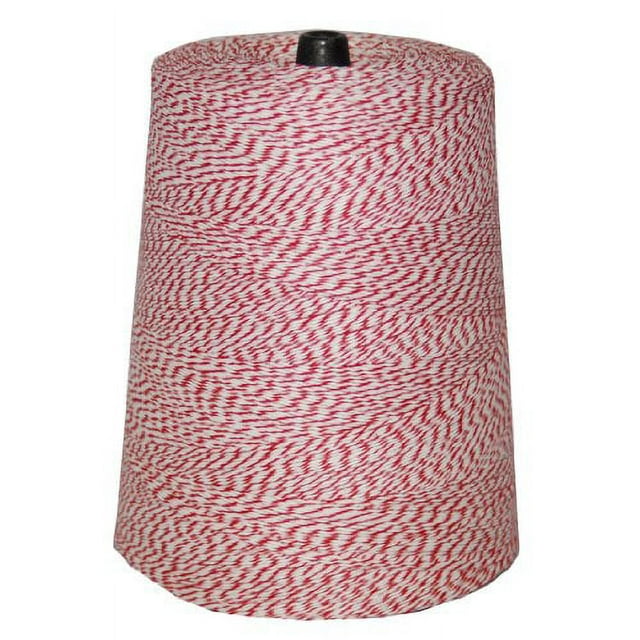 T W Evans Cordage 4-Ply Cotton and Polyester Cone Cotton Twine Red ...