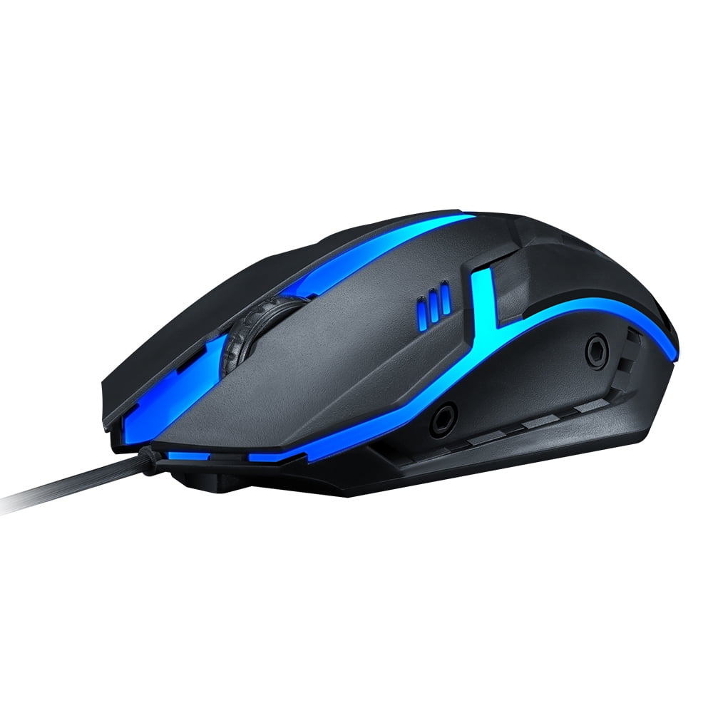 T-WOLF Gaming Mouse, 3 Button, 7 Colorful Backlight, 1200 DPI, Optical ...